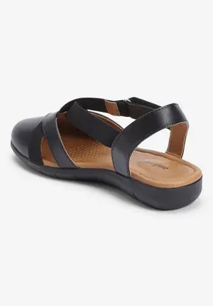 COMFORTVIEW Etheria Slingback Sandal - Black