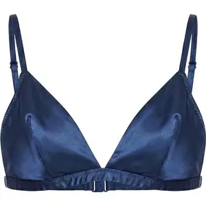 MERS SILK Silky Bra - Blue