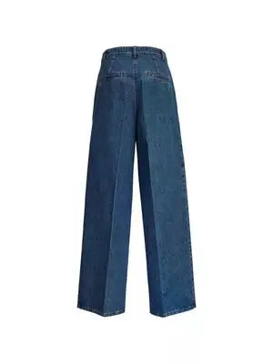 N°21 Button-fastening Wide Leg Jeans