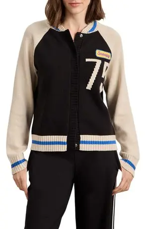 Sanctuary 75 Snap-up Varsity Cardigan