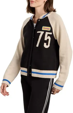 Sanctuary 75 Snap-up Varsity Cardigan