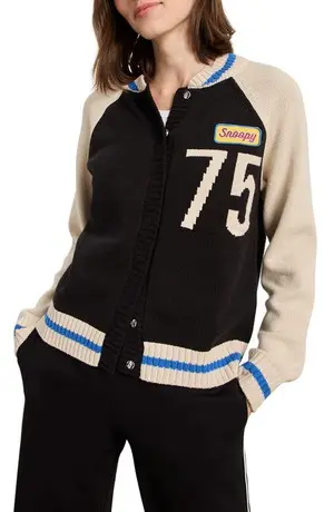 Sanctuary 75 Snap-up Varsity Cardigan