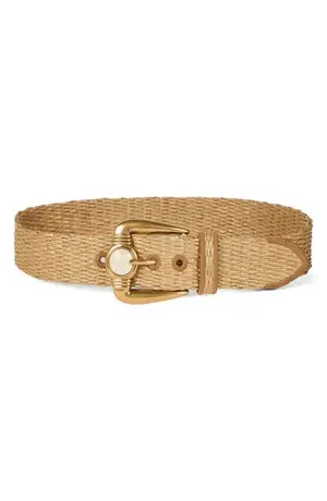 Etro Raffia Belt - Sand