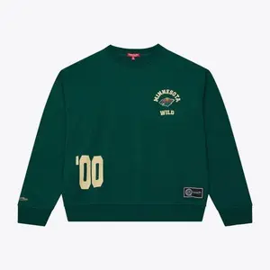 Mitchell & Ness Minnesota Wild Crewneck Sweatshirt - Green