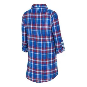 CONCEPTS SPORT Buffalo Bills Plaid Full-button Nightshirt