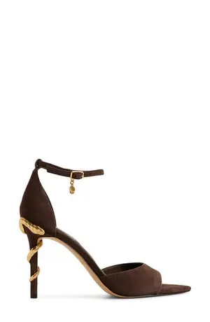 Aldo Medeza Pointed Toe Sandal - Dark Brown