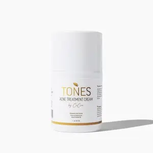 TONES BY COCOA Acne Treatment Cream With Benzoyl Peroxide 29.5ml - White