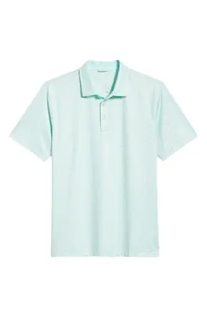 SWANNIES Springs Leaf Print Performance Golf Polo