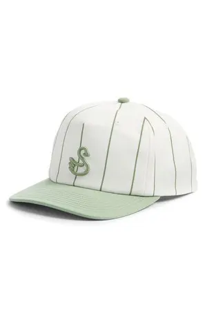 SWANNIES Larry Water Resistant Snapback Baseball Cap - Basil