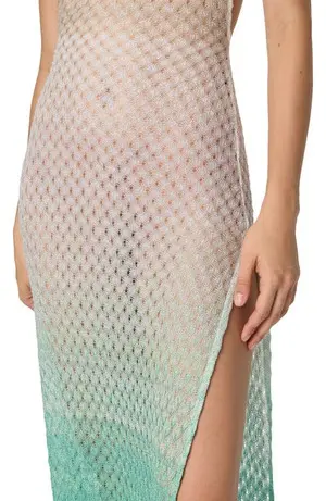 Missoni Lamé Viscose One-shoulder Dress