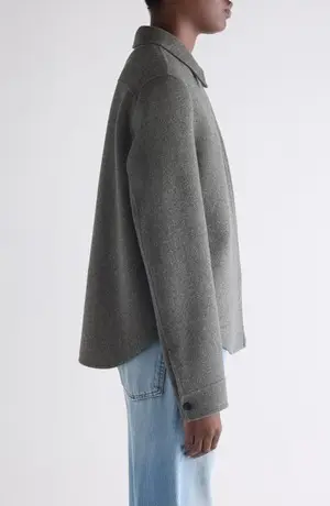 Acne Studios Wool And Cashmere Felt Shirt Jacket