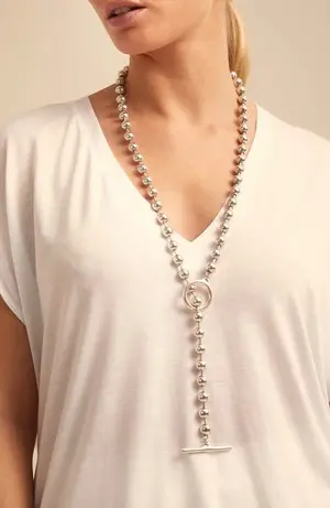 UNODE50 Long Link Beaded Necklace