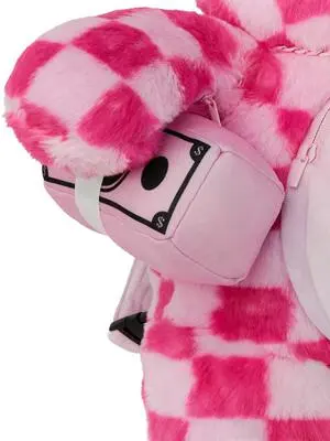 SPRAYGROUND Check Money Bear Plush Backpack