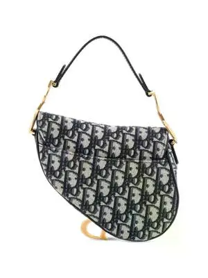 Dior Saddle Handbag Oblique Canvas Mini