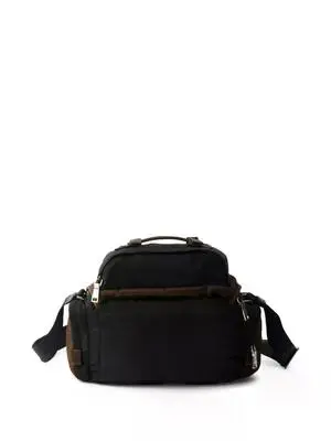 Prada Padded Buckled Shoulder Bag - Black