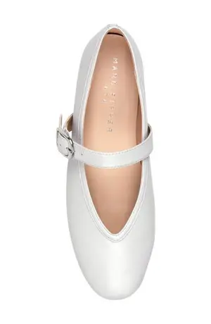 Marc Fisher Godea Mary Jane Flat - White