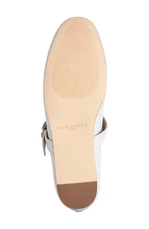 Marc Fisher Godea Mary Jane Flat - White