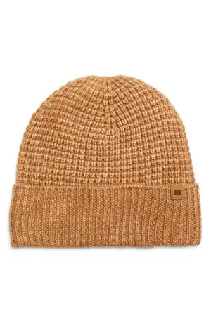UGG Waffle Cuff Beanie - Chestnut