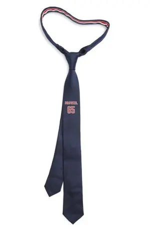 Thom Browne Classic 65 Silk Neck Tie Navy