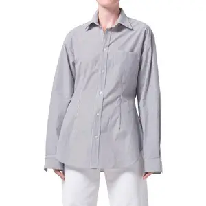 AGOLDE Cinch Stripe Button-up Shirt
