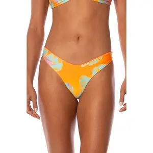 MAAJI Hawaiian Floral Splendour Reversible Bikini Bottom - Orange