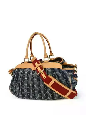 LOUIS VUITTON 2006 Gm Cabas Raye Tote Bag