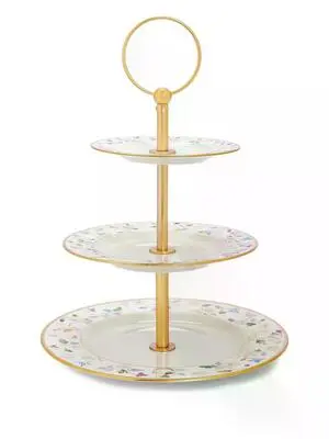 VILLARI Taormina Three-tier Cake Stand - White