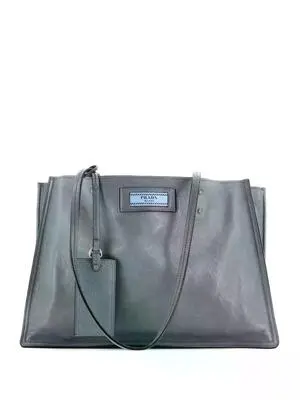 Prada Etiquette Glace Calf Medium Tote Bag