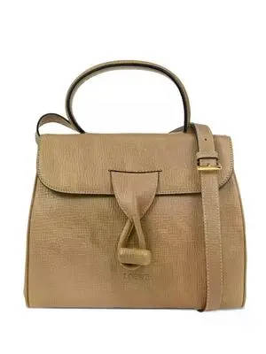 Loewe 1990-2000s Textured Leather Tote Bag