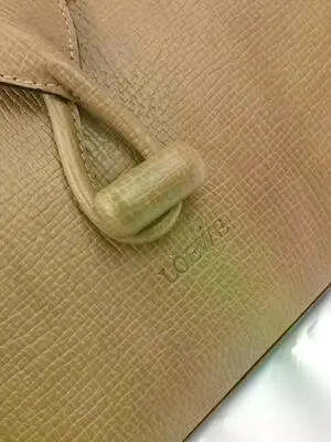 Loewe 1990-2000s Textured Leather Tote Bag