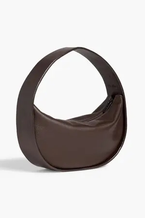 ST. AGNI Petite Arc Pebbled-leather Tote