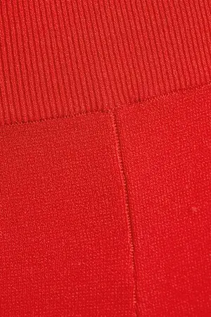 Veronica Beard Bray Stretch-knit Flare Pants - Red