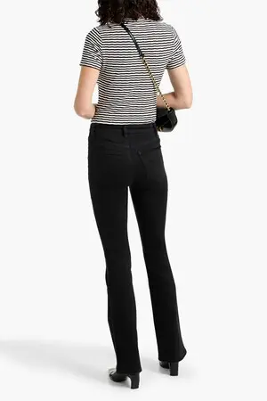 Veronica Beard The Draya Striped T-shirt - Black
