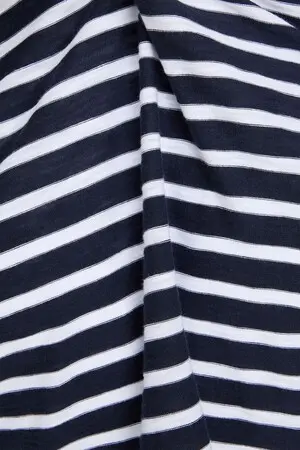 Veronica Beard Striped Pima Cotton Top