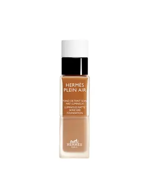 Hermès Plein Air Luminous Matte Foundation 71w Cognac Is A Warm,coppery Deep Beige