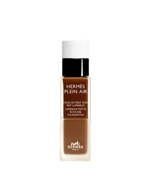 Hermès Plein Air Luminous Matte Foundation 93w Havane Is A Deep Mahogany Brown