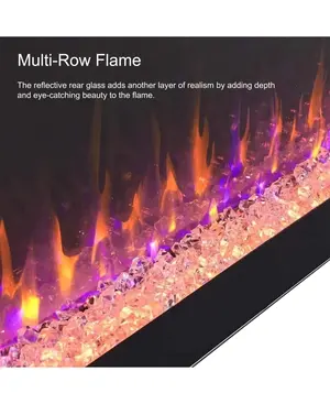 FLYNAMA 60 Inch Electric Fireplace