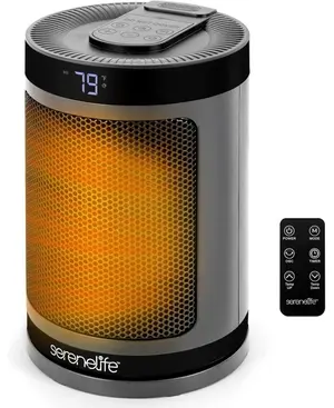 SERENELIFE Portable Space Heater - Grey