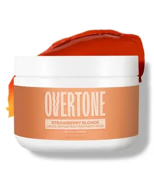 OVERTONE Color Depositing Hair Mask – Semi-permanent Hair Dye + Deep Conditioner - Strawberry Blonde