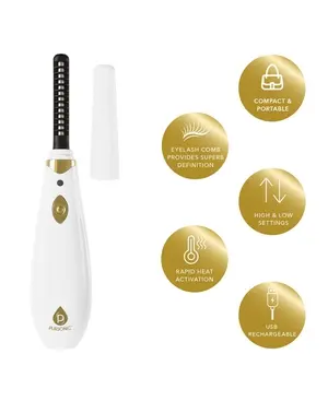 PURSONIC Ultimate Eye Lash Transformation Bundle Effortless Curl & Definition - White