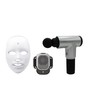 PURSONIC Total Wellness Recovery Bundle – Massage Gun - Grey