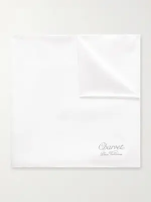 Men's White Pocket Squares