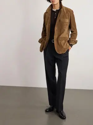 TOM FORD Suede Military Jacket
