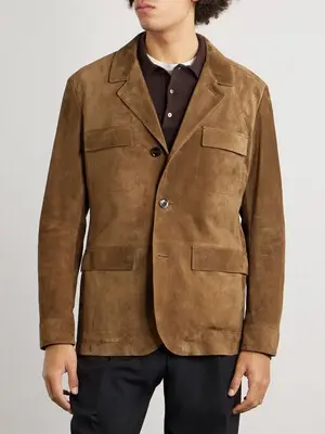 TOM FORD Suede Military Jacket