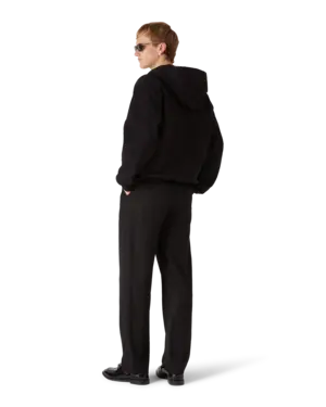 Casablanca Diamond Logo Zip Hooded Sweatshirt