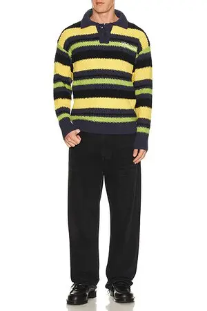 PLEASURES Cooper Polo Sweater