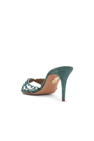 AQUAZZURA Tequila 75 Mule - Teal