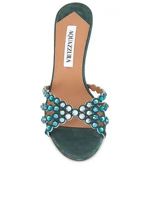 AQUAZZURA Tequila 75 Mule - Teal