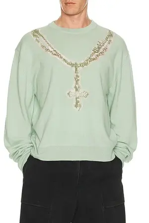 We11Done Pearl Logo Pullover