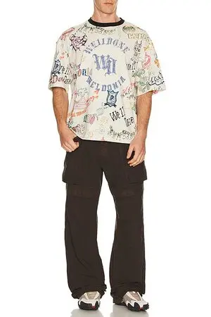 We11Done Doodle Printed T-shirt - Multi